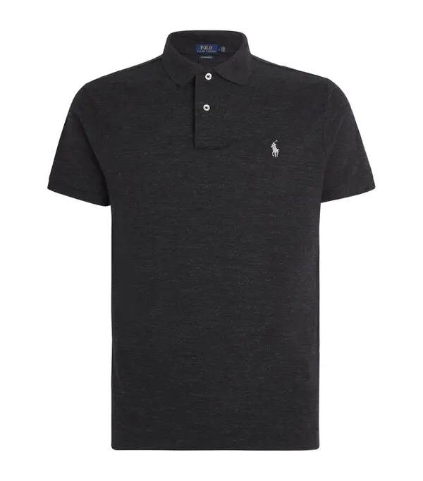 Polo Ralph Lauren Cotton Mesh Custom-fit Polo Shirt - Grey