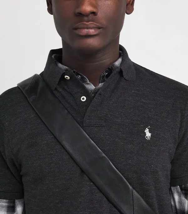 Polo Ralph Lauren Cotton Mesh Custom-fit Polo Shirt - Grey