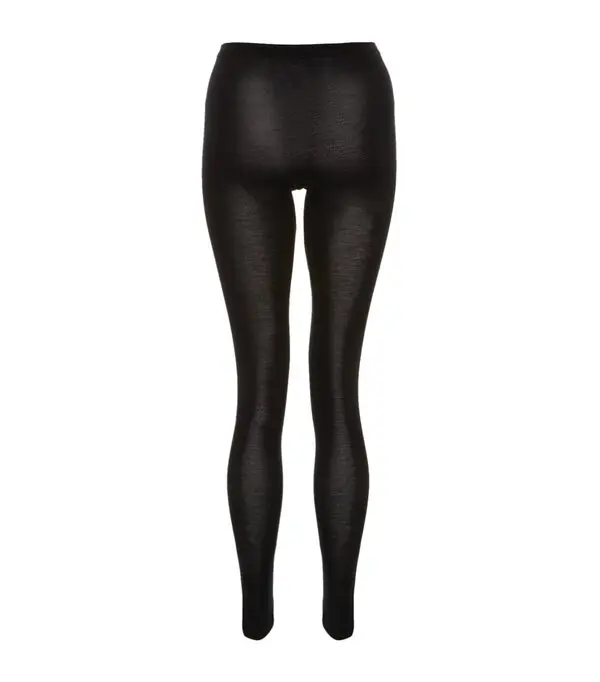 Hanro Pure Silk Leggings - Black