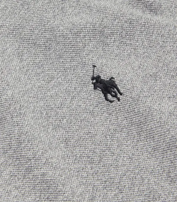 Polo Ralph Lauren Embroidered Logo Polo Shirt - Grey