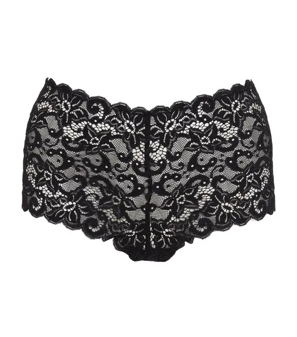 Hanro Moments Lace Short - Black