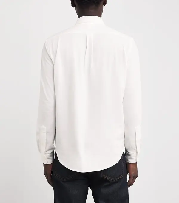 Polo Ralph Lauren Cotton Textured Polo Shirt - White