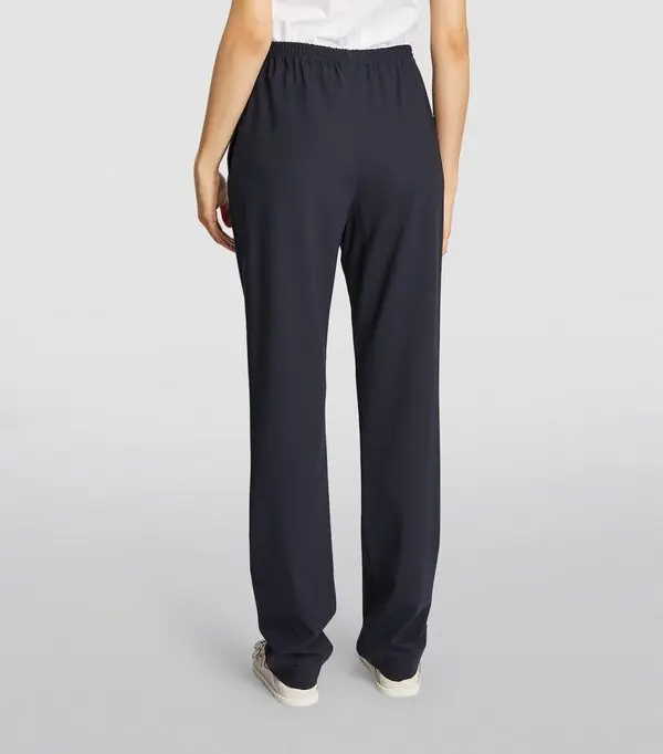 Eskandar Wool Tapered Trousers
