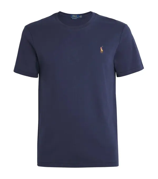 Polo Ralph Lauren Pima Cotton Polo Pony T-shirt - Navy