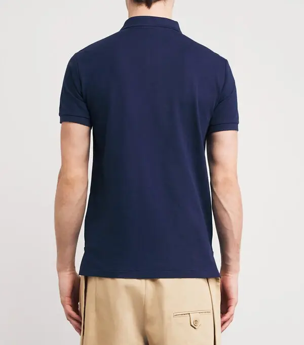 Polo Ralph Lauren Cotton Mesh Slim-fit Polo Shirt - Navy