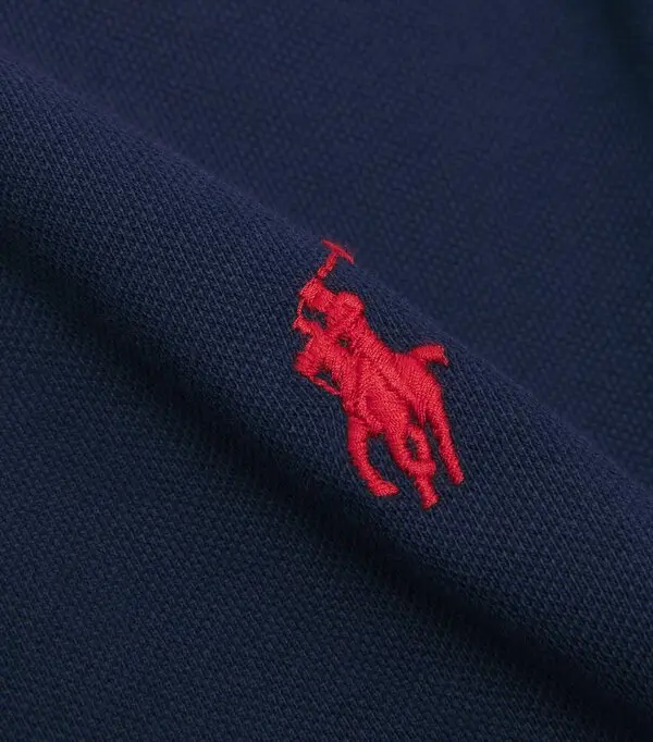Polo Ralph Lauren Cotton Mesh Slim-fit Polo Shirt - Navy