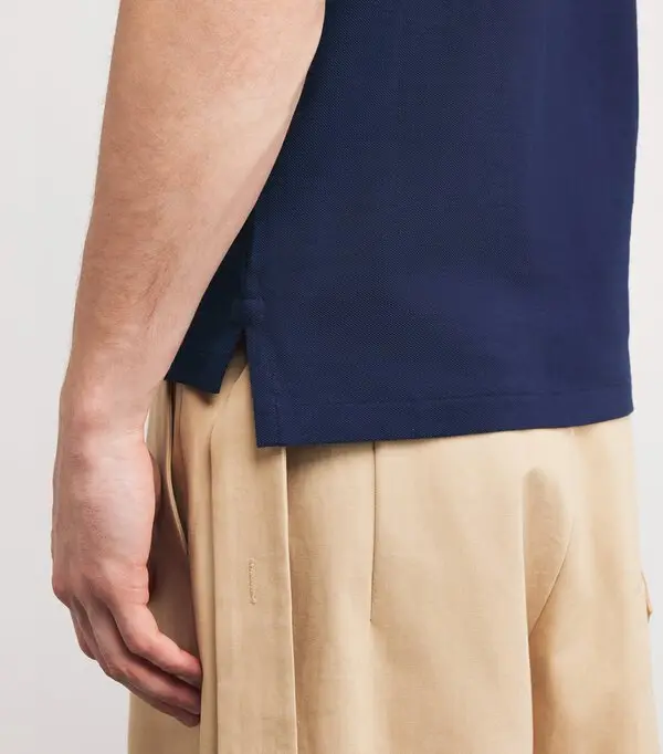 Polo Ralph Lauren Cotton Mesh Slim-fit Polo Shirt - Navy