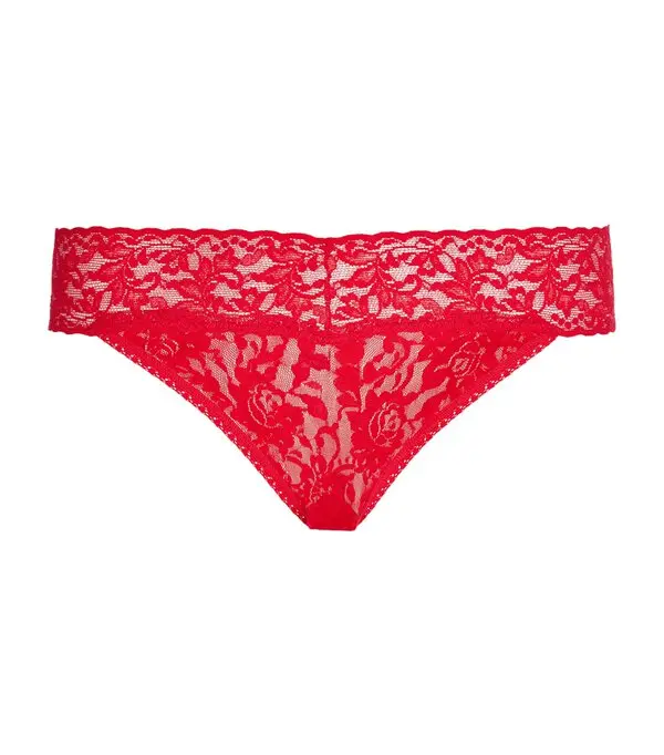 Hanky Panky Original Lace Thong - Red