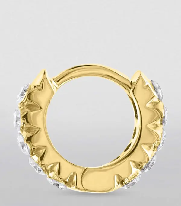 MARIA TASH Invisible Set Diamond Eternity Hoop Earring