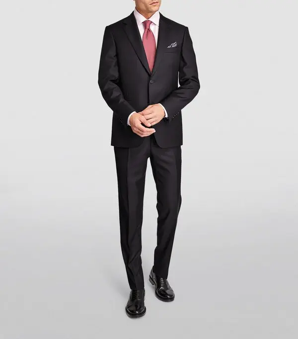 Canali Wool 2-piece Suit - Navy