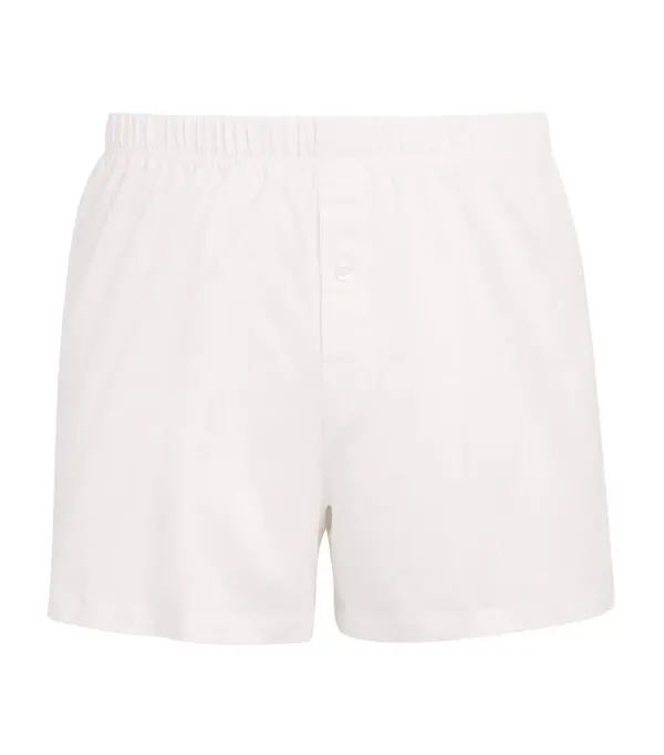 Hanro Cotton Boxer Shorts - White
