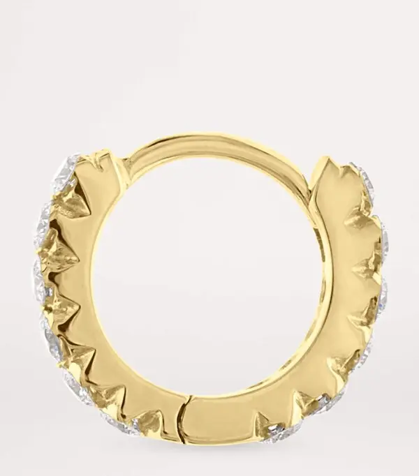 MARIA TASH Invisible Set Diamond Eternity Hoop Earring