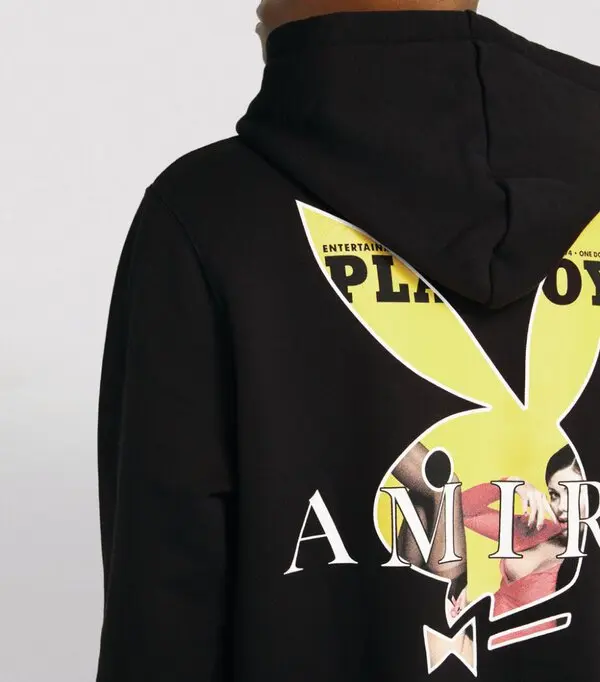 Amiri Playboy Bunny Cover Hoodie - Black | Editorialist