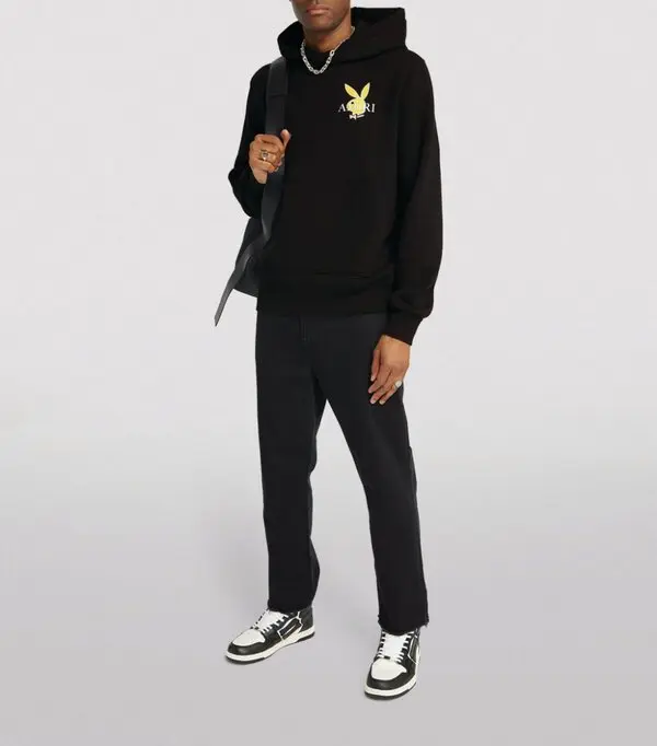 Amiri Playboy Bunny Cover Hoodie - Black | Editorialist
