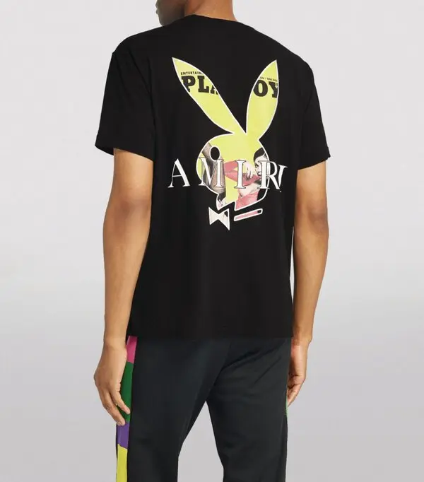 Amiri Playboy Bunny Cover T-Shirt - Black | Editorialist