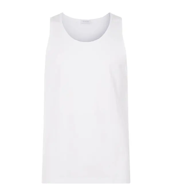 Sunspel Superfine Cotton Vest - White