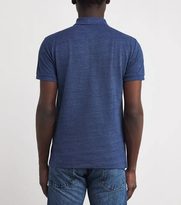 Polo Ralph Lauren Cotton Mesh Slim-fit Polo Shirt - Blue