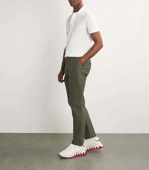 CHRISTIAN LOUBOUTIN Loubishark Leather Sneakers - White