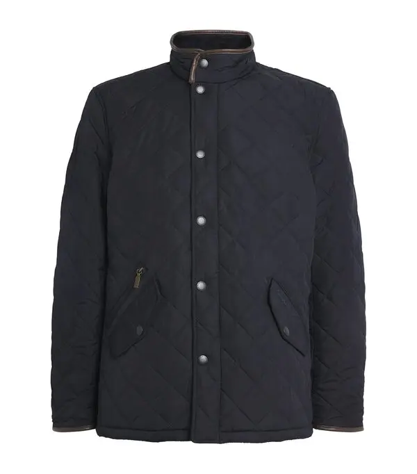 Barbour Quilted Powell Jacket - Navy
