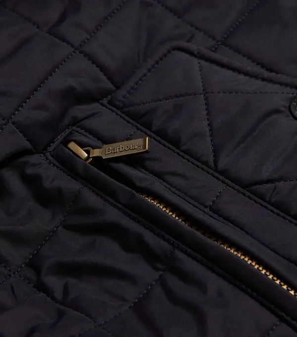 Barbour Quilted Powell Jacket - Navy