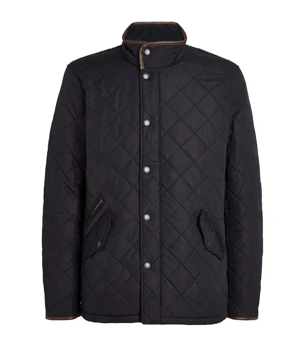 Barbour Quilted Powell Jacket - Navy