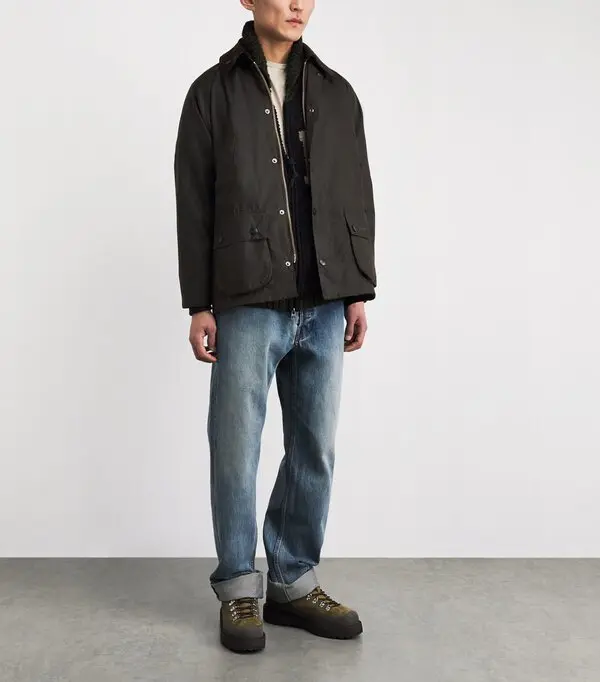 Barbour Waxed Bedale Jacket - Green