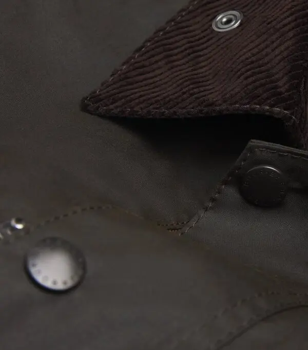 Barbour Waxed Bedale Jacket - Green
