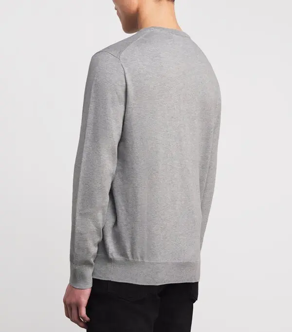 Polo Ralph Lauren Pima Cotton Polo Pony Sweater - Grey