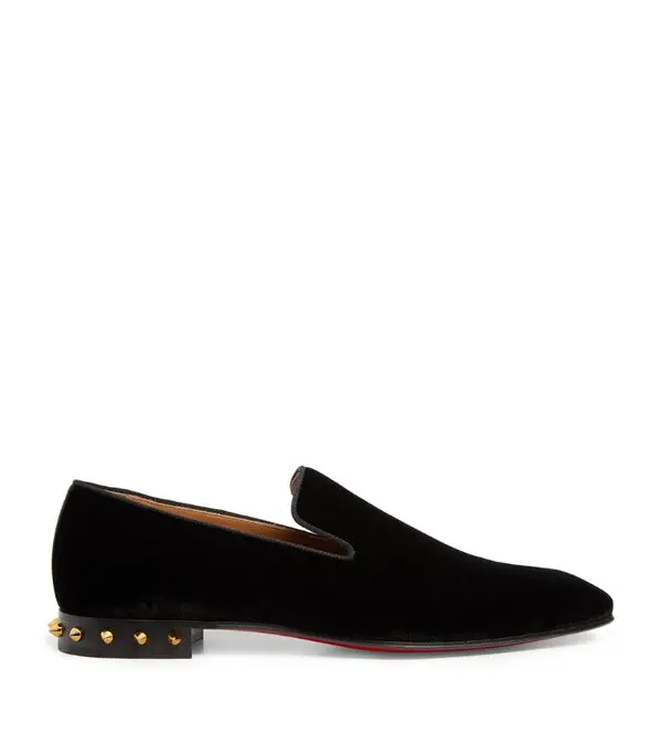 Christian Louboutin Marquees Velvet Loafers - Multi  display picture 3