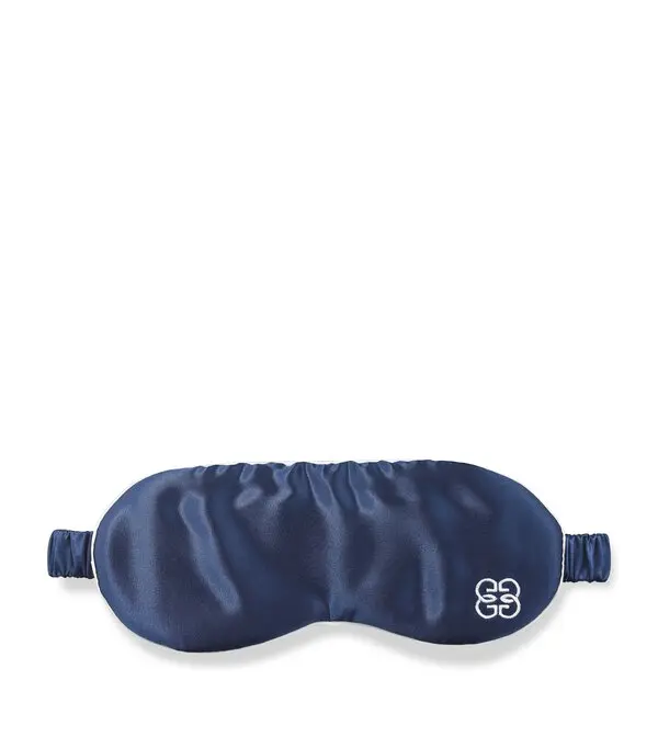 Gingerlily Silk Eye Mask - Blue