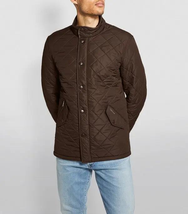 Barbour Quilted Powell Jacket - Green