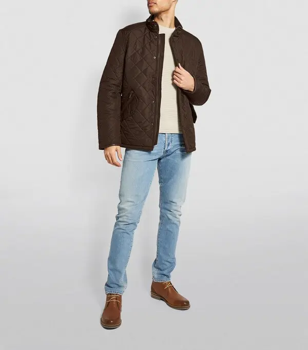 Barbour Quilted Powell Jacket - Green