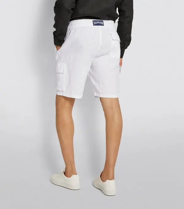 Vilebrequin Linen Baie Shorts - White