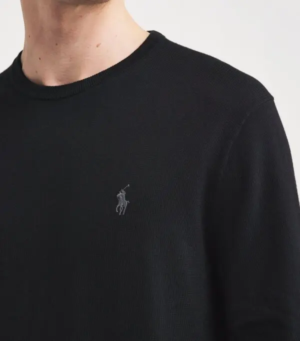 Polo Ralph Lauren Pima Cotton Sweater - Black