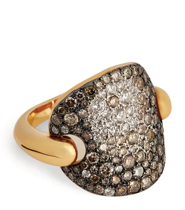 Pomellato And Diamond Sabbia Ring - Rose Gold