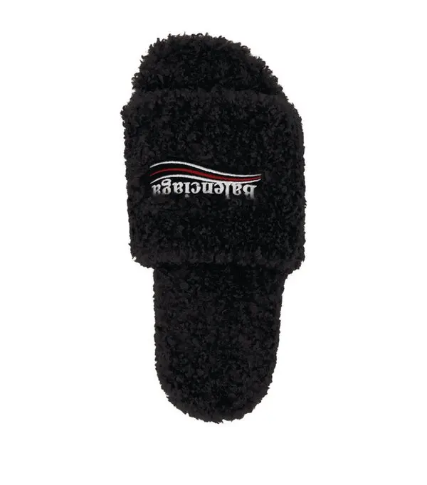 Balenciaga Furry Slides