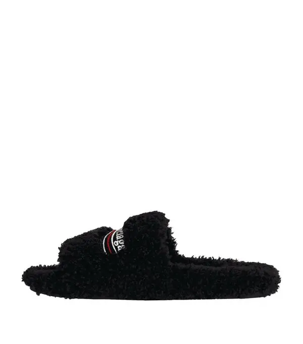 Balenciaga Furry Slides