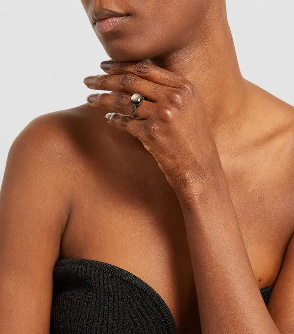 Pomellato Nudo Obsidian And Diamond Ring