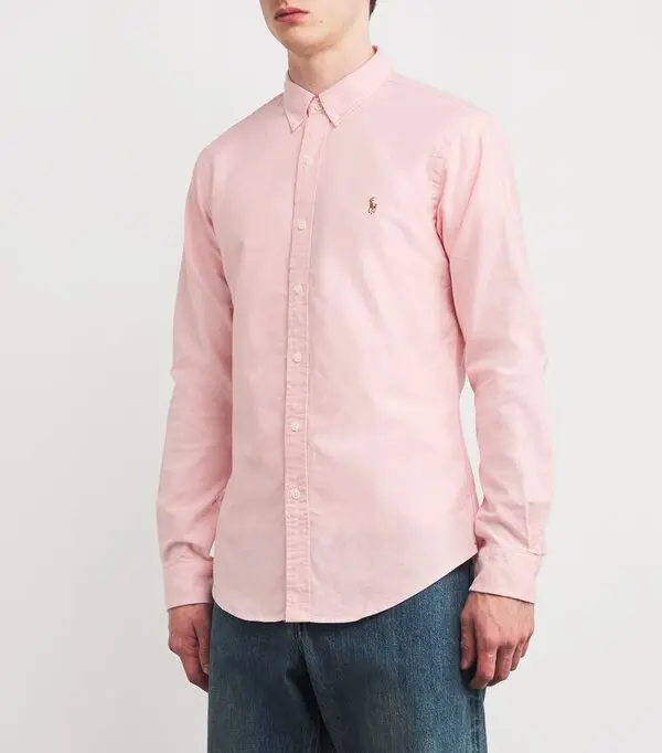 Polo Ralph Lauren Slim Oxford Shirt - Pink