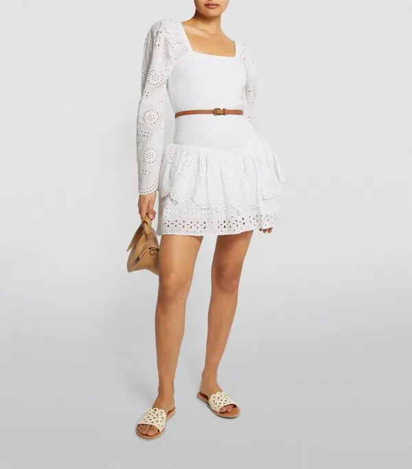 LoveShackFancy Cedria Mini Dress