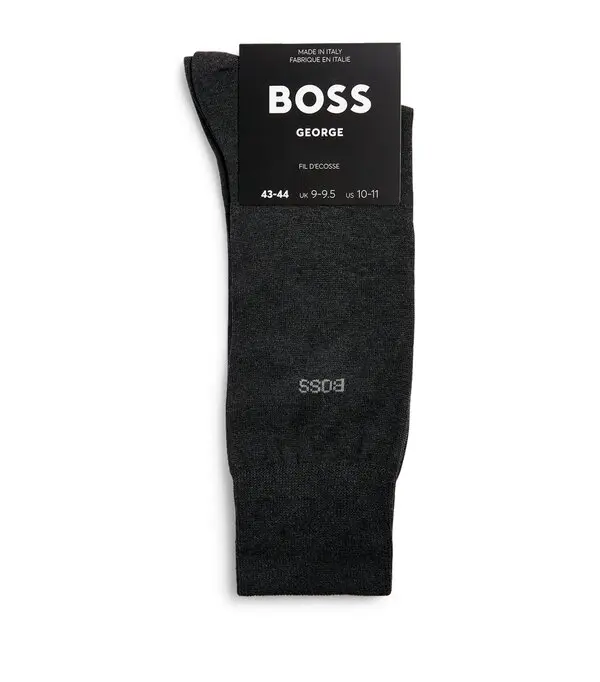 BOSS George Flat Knit Socks - Grey