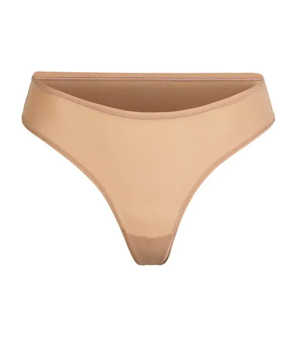 SKIMS Fits Everybody Cheeky Thong - Brown