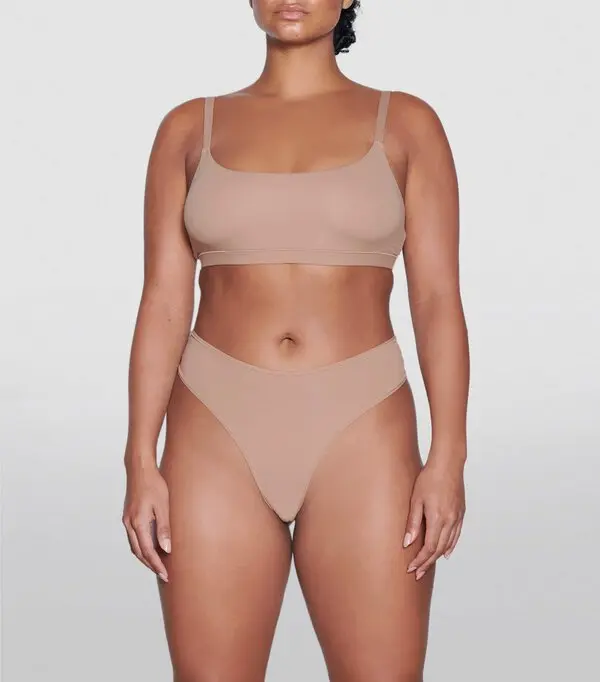 SKIMS Fits Everybody Cheeky Thong - Brown