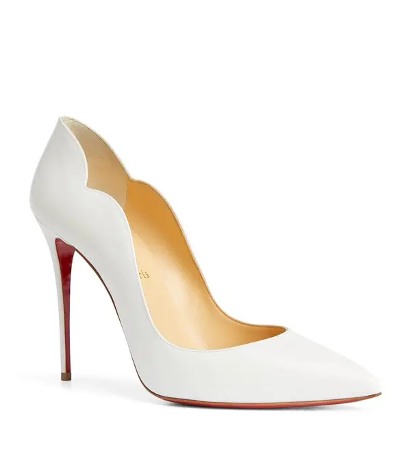 CHRISTIAN LOUBOUTIN Hot Chick 100 Patent Leather Pumps - White