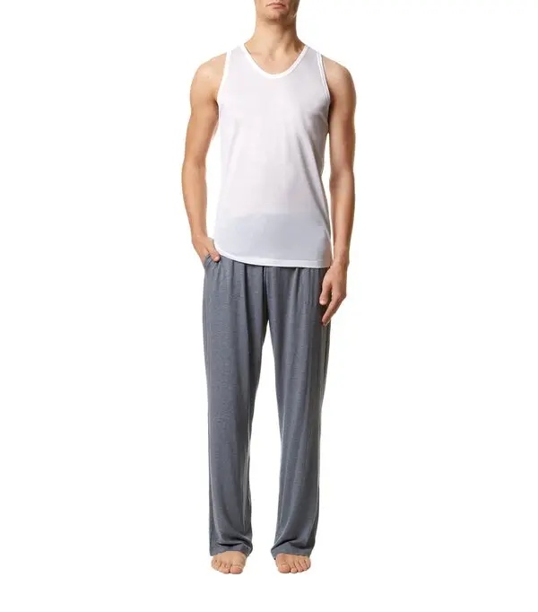 Derek Rose Basel Lounge Trousers - Grey