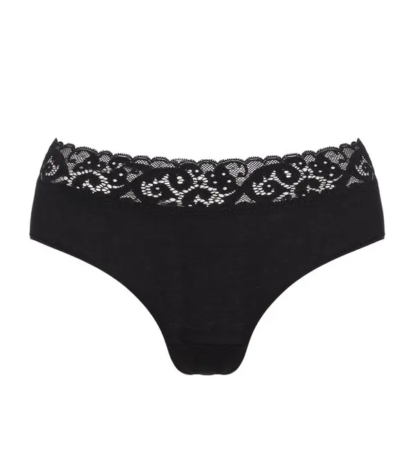 Hanro Moments Midi Brief - Black