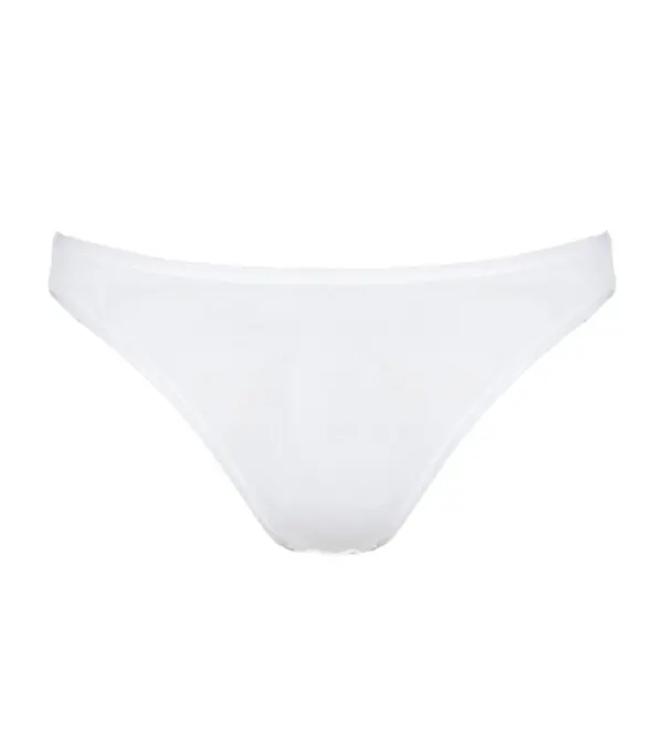 Hanro Cotton Seamless Mini Brief - White