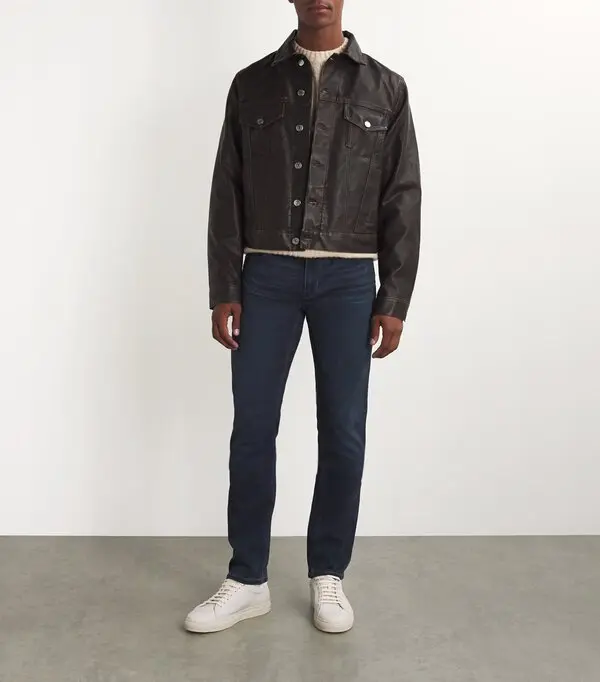 Paige Federal Slim-straight Jeans - Navy