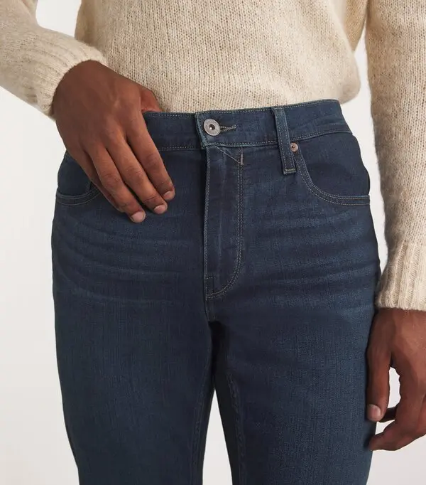 Paige Federal Slim-straight Jeans - Navy