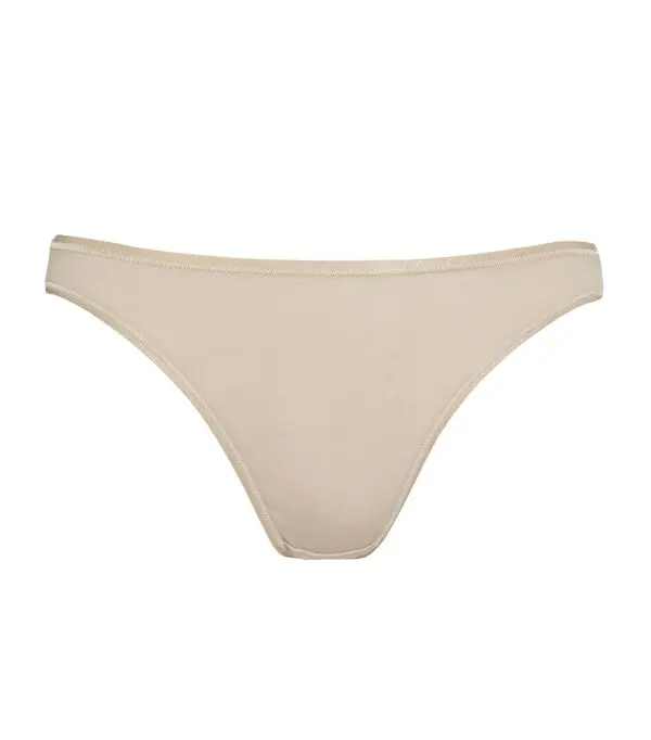 Hanro Cotton Seamless Mini Brief - Nude